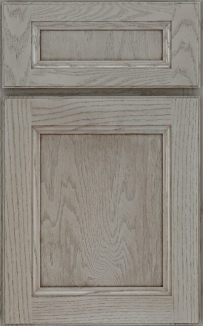 Mallory Flat Panel in Dockside on Oak | Yorktowne Cabinetry