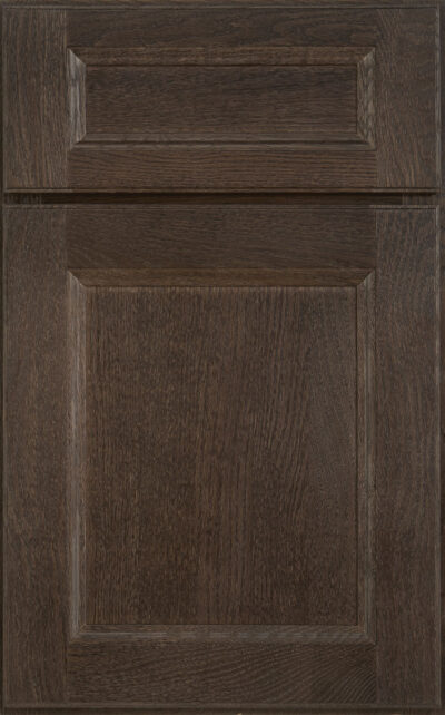 Mallory Reverse Raised Panel in Smoke with Ebony Highlight on Oak ...