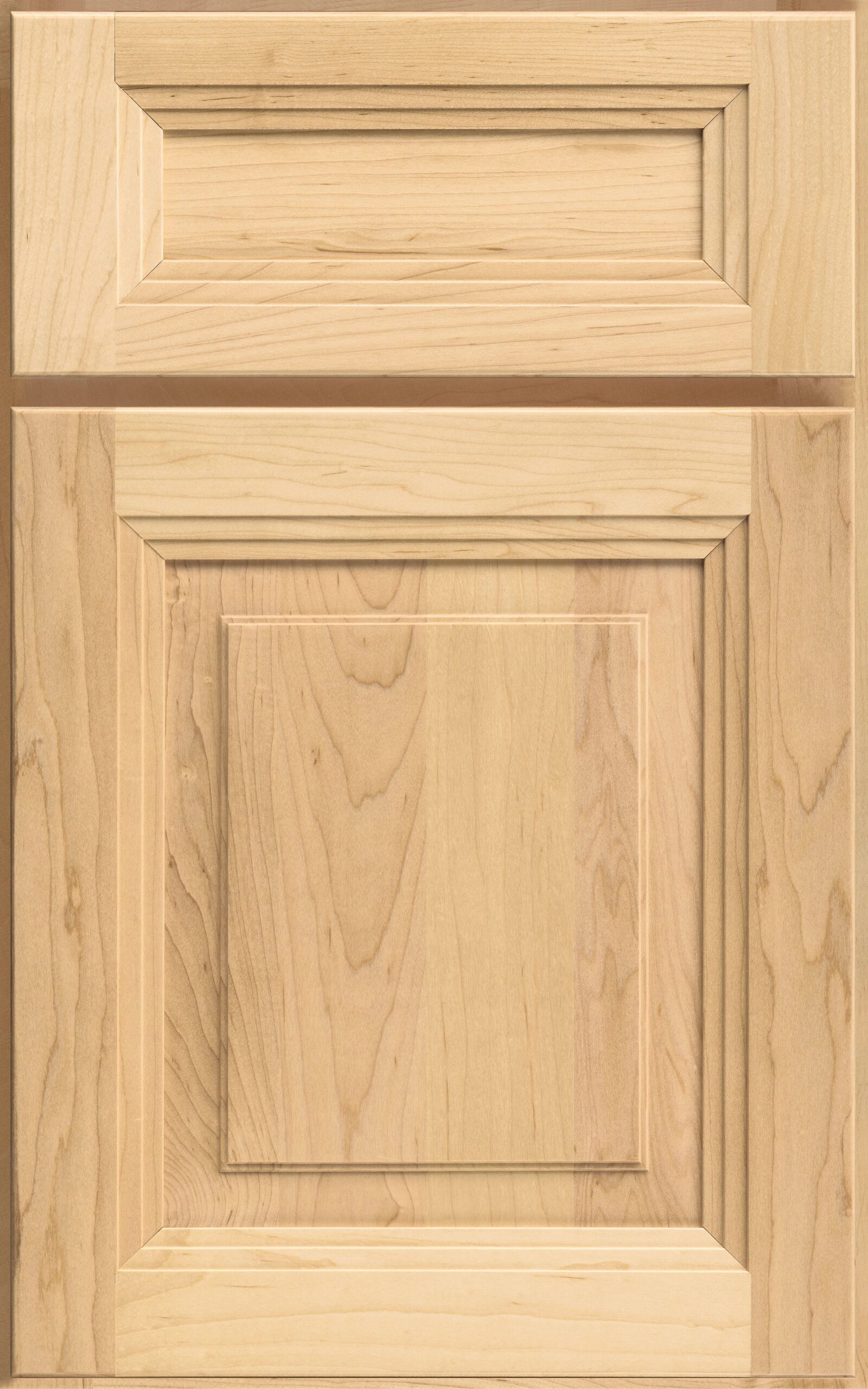 Morris Raised Panel in White Icing with Graphite Dry Brush on Maple ...